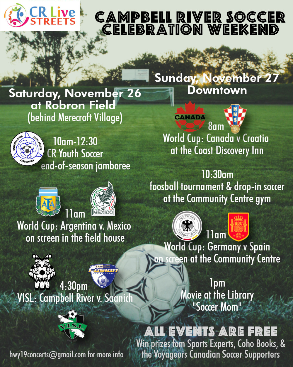 World Cup Soccer Watch Party - Tidemark Theatre