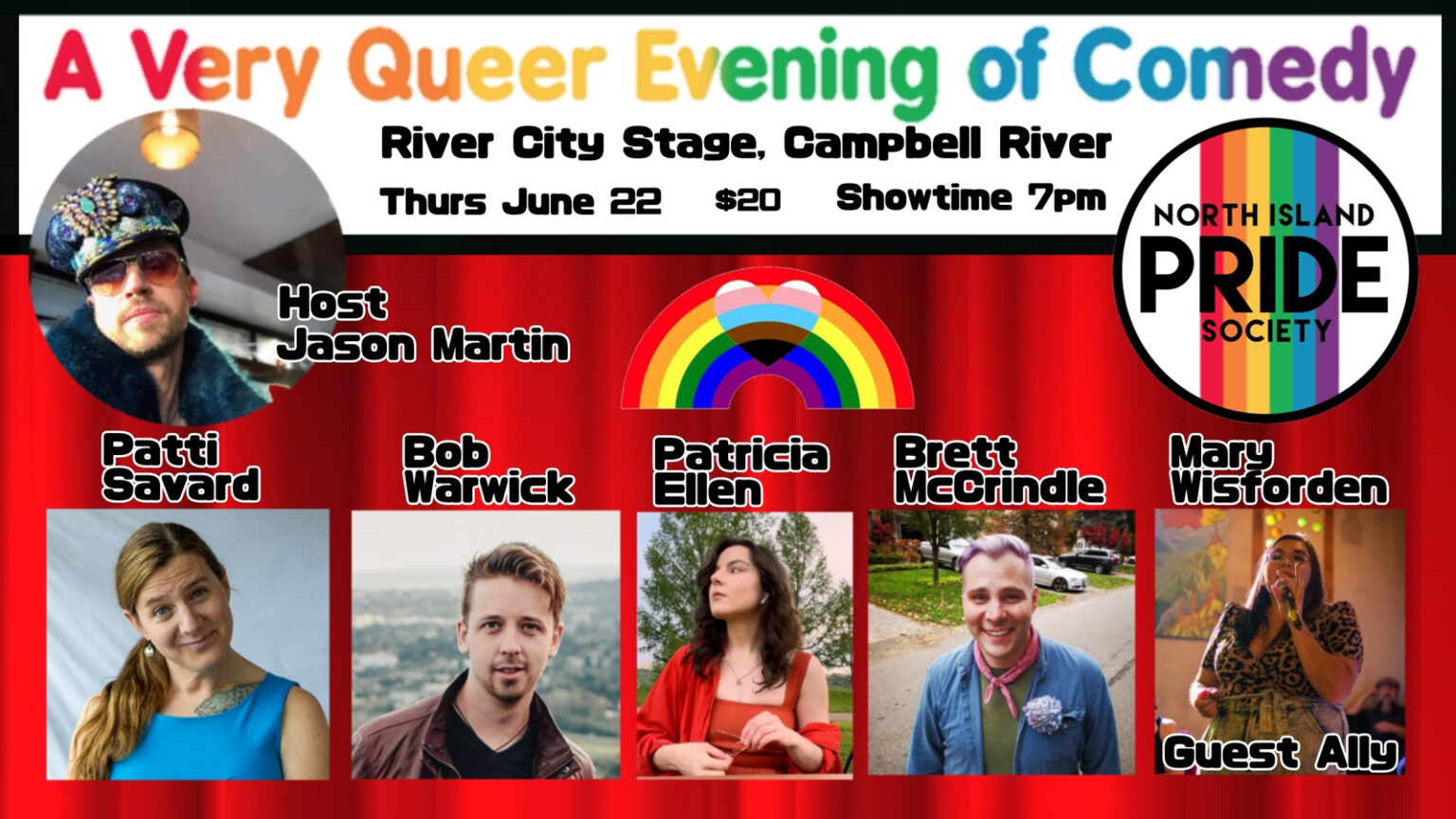 A Very Queer Evening of Comedy - Tidemark Theatre